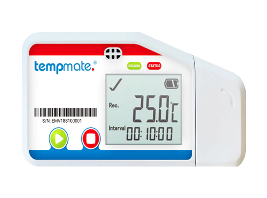 Tempmate-M2-TH Temperature & Humidity Data Logger With User Replaceabl ...