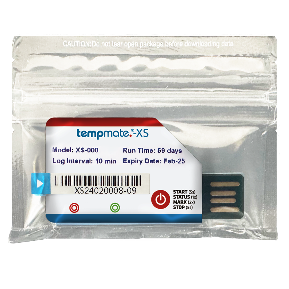 TEMPMATE-XS USB Temperature Data Logger - Temperature Data Logger USB ...
