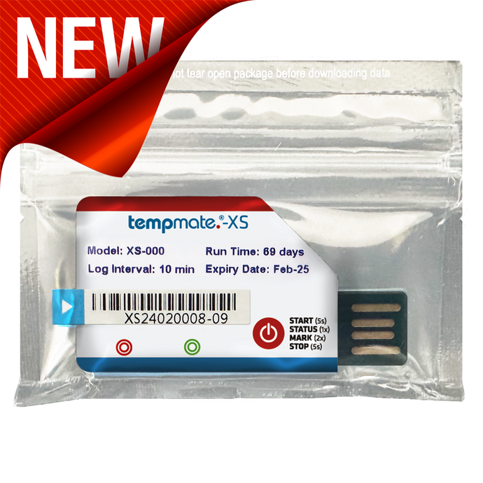 TEMPMATE-XS USB Temperature Data Logger - Temperature Data Logger USB ...